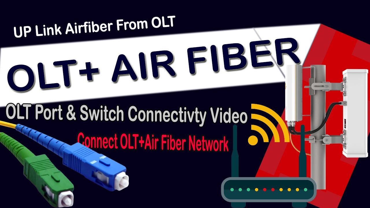 How to interconnect MIni OLT & Air Fiber #airfiber #ftth #isp #mikrotik ...