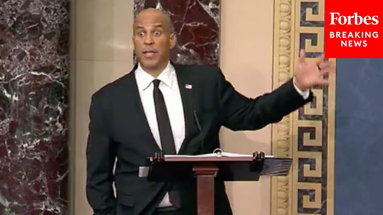 Cory Booker's Full Record-Breaking Senate Floor Filibuster Against ...
