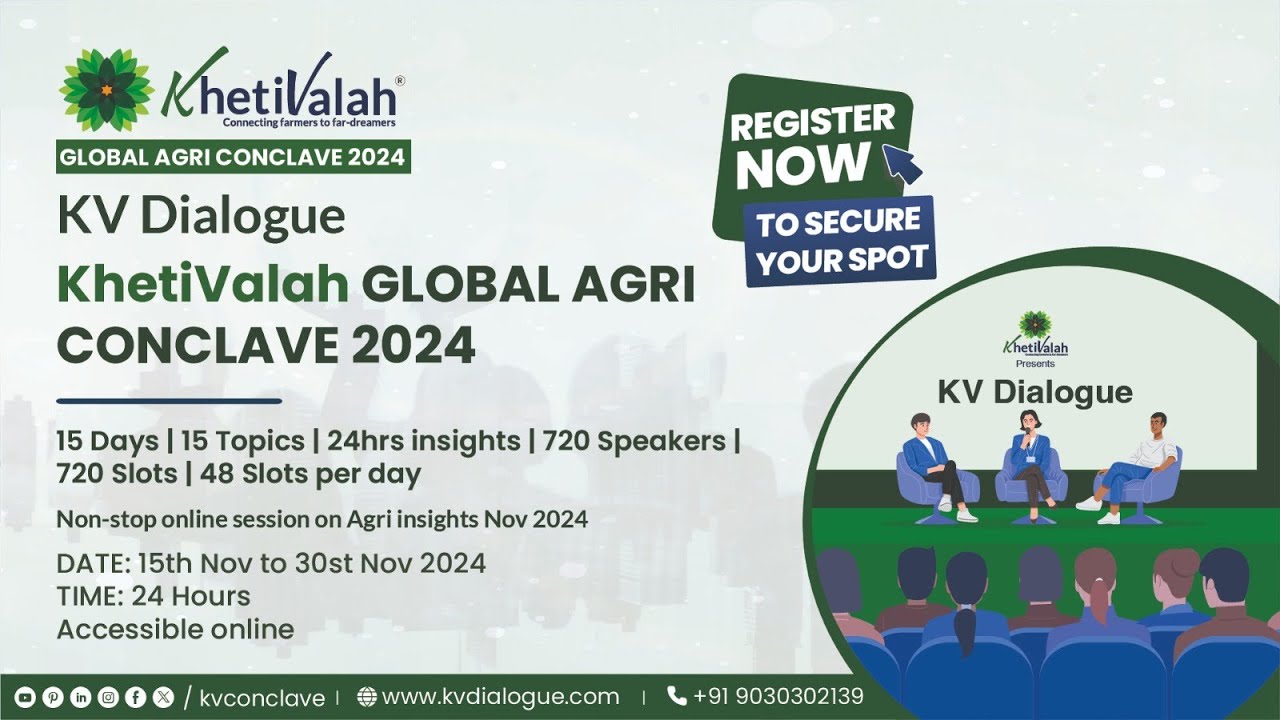 KhetiValah Global Agri Conclave - 2024 | KhetiValah | KV Dialogue | # ...
