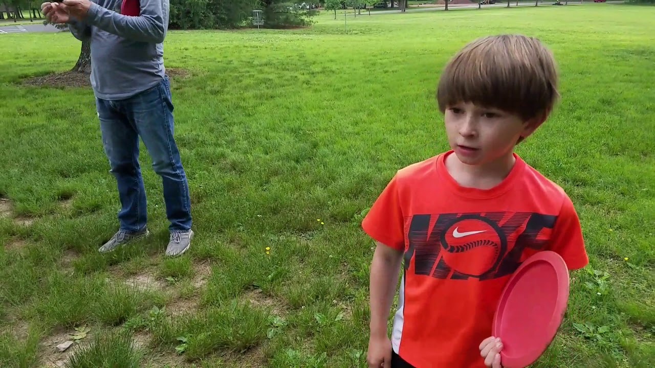 The Lowery boys play 9 hole disc golf course - YouTube