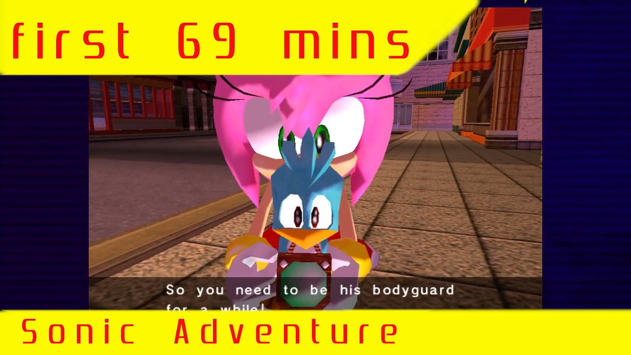 Sonic Adventure HD X360 version 2010 first 69 mins - YouTube