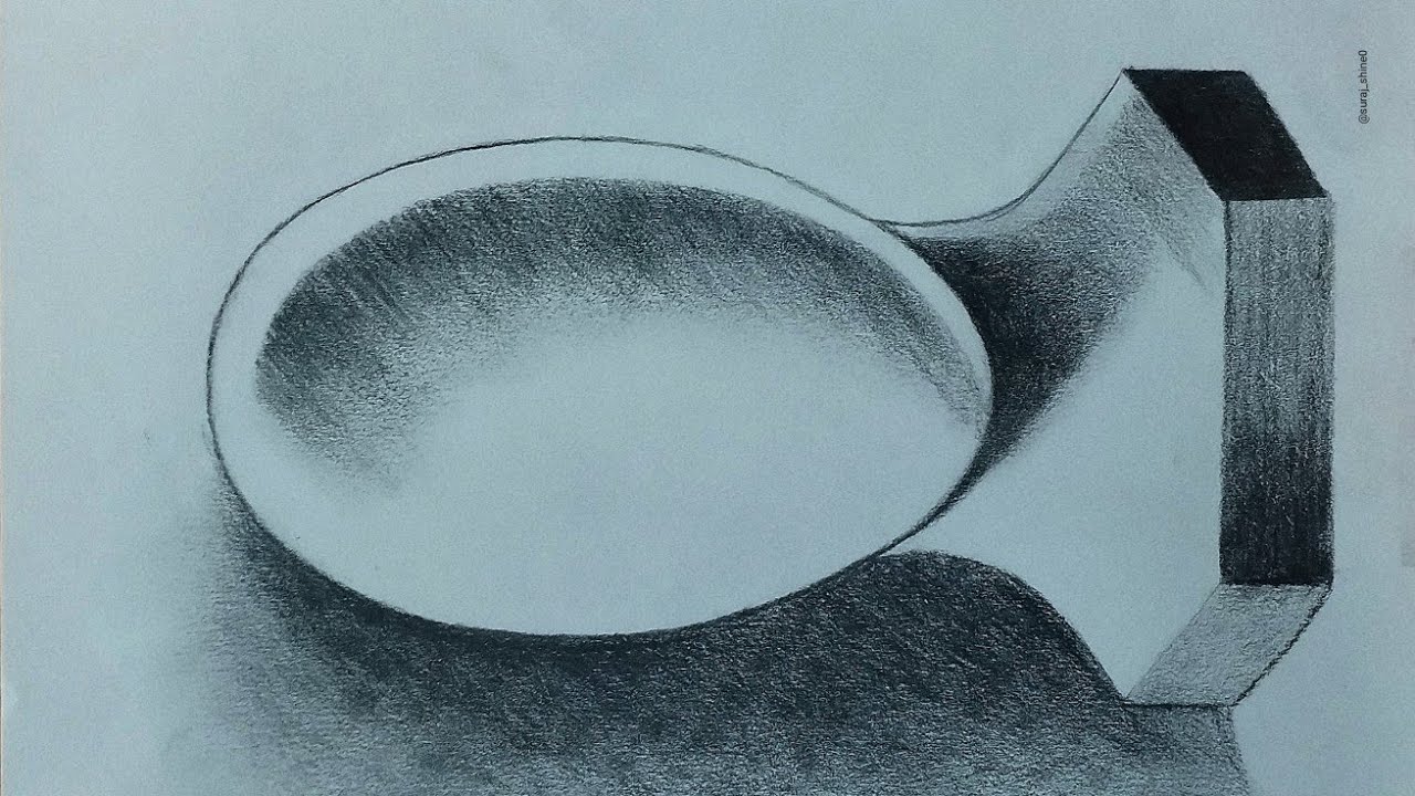 How to draw potrait shape size sktech - YouTube