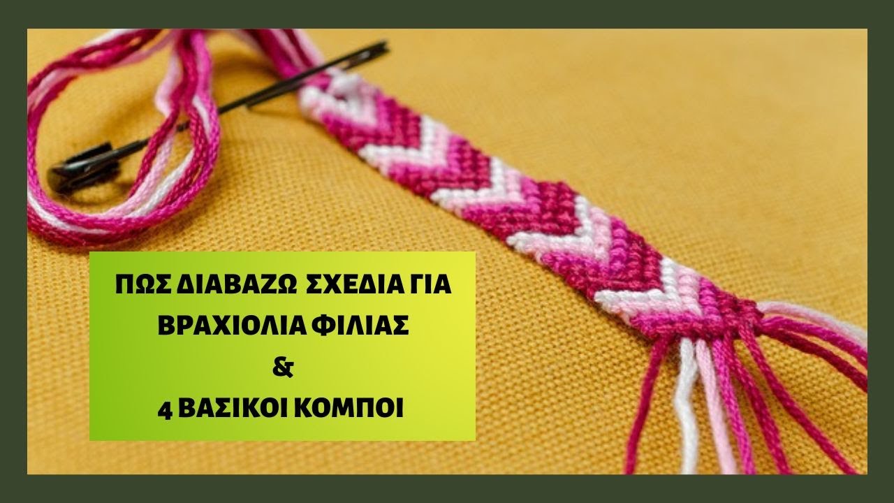 Πως διαβάζουμε τα σχέδια για τα βραχιολια φιλιας | Μακραμε βραχιολια ...