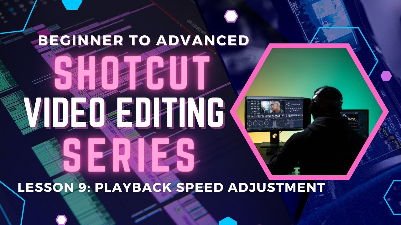 SHOTCUT PLAYBACK SPEED ADJUSTMENT - YouTube