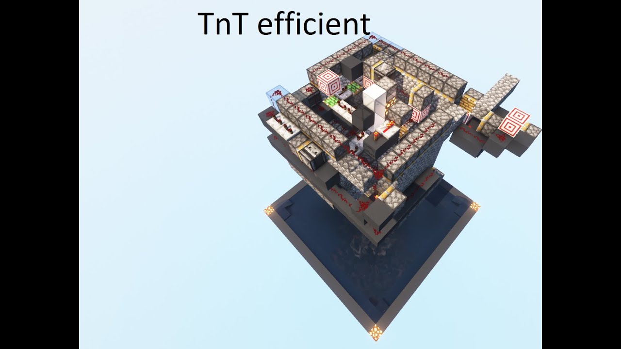 Simple TnT Efficient Blast Chamber - Minecraft 1.17+ [WDL] - YouTube