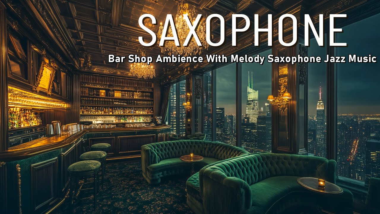 Night Saxophone Jazz Music In A Cozy Bar With Whiskey ~ Soothing Jazz ...