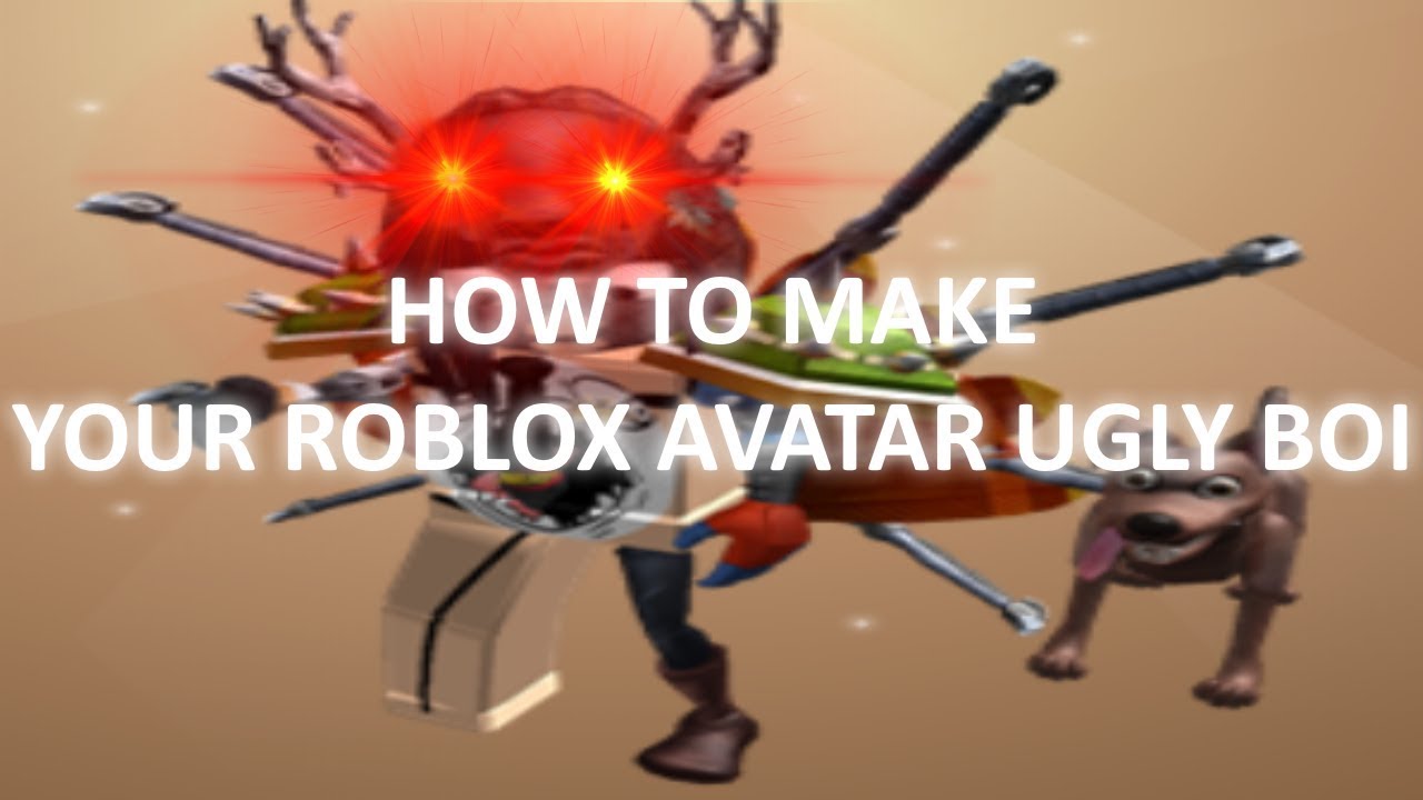 how to make your roblox avatar ugly boi - YouTube