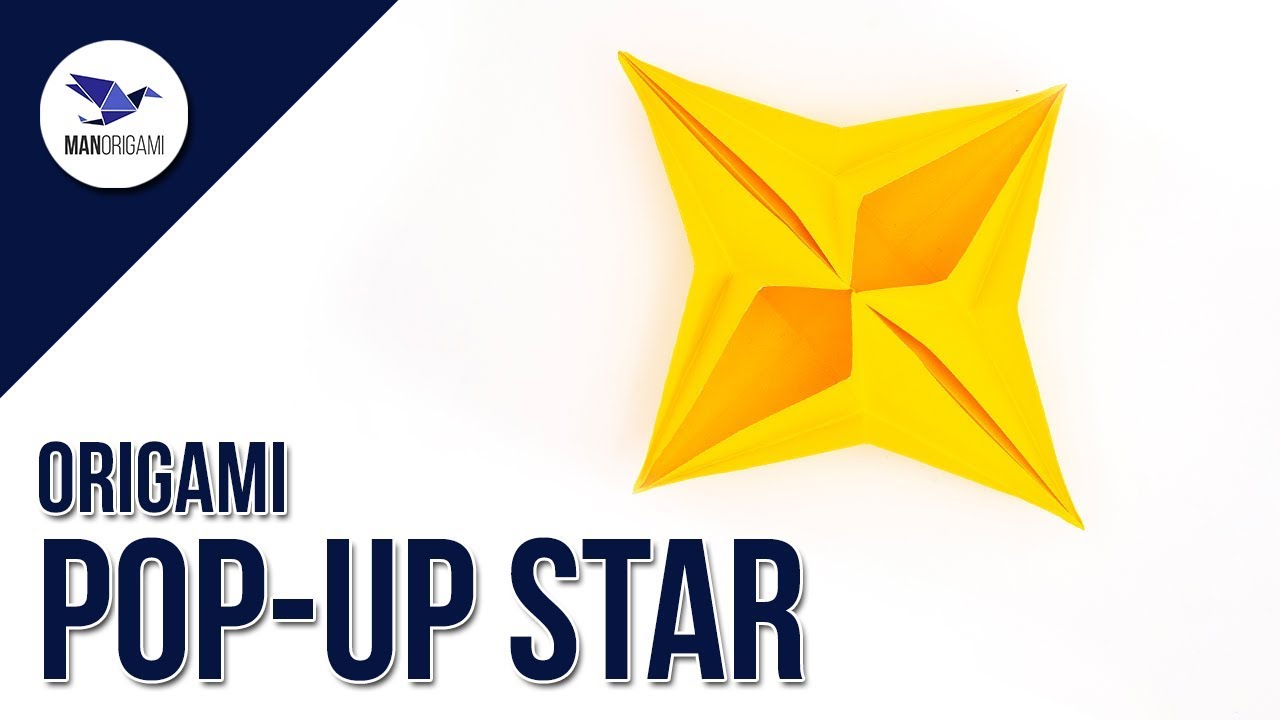 How to make a paper pop-up star ⭐ - Origami Tutorial - YouTube