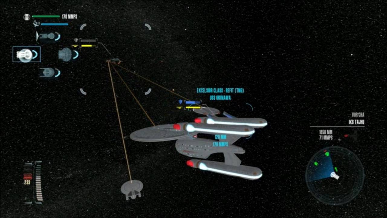 Star Trek fleet battle - testing pc settings - YouTube