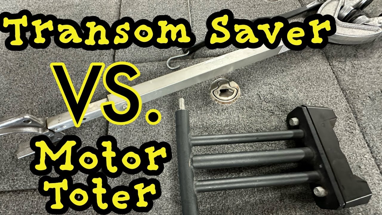 Do You Use a Transom Saver or a Motor Toter? - YouTube