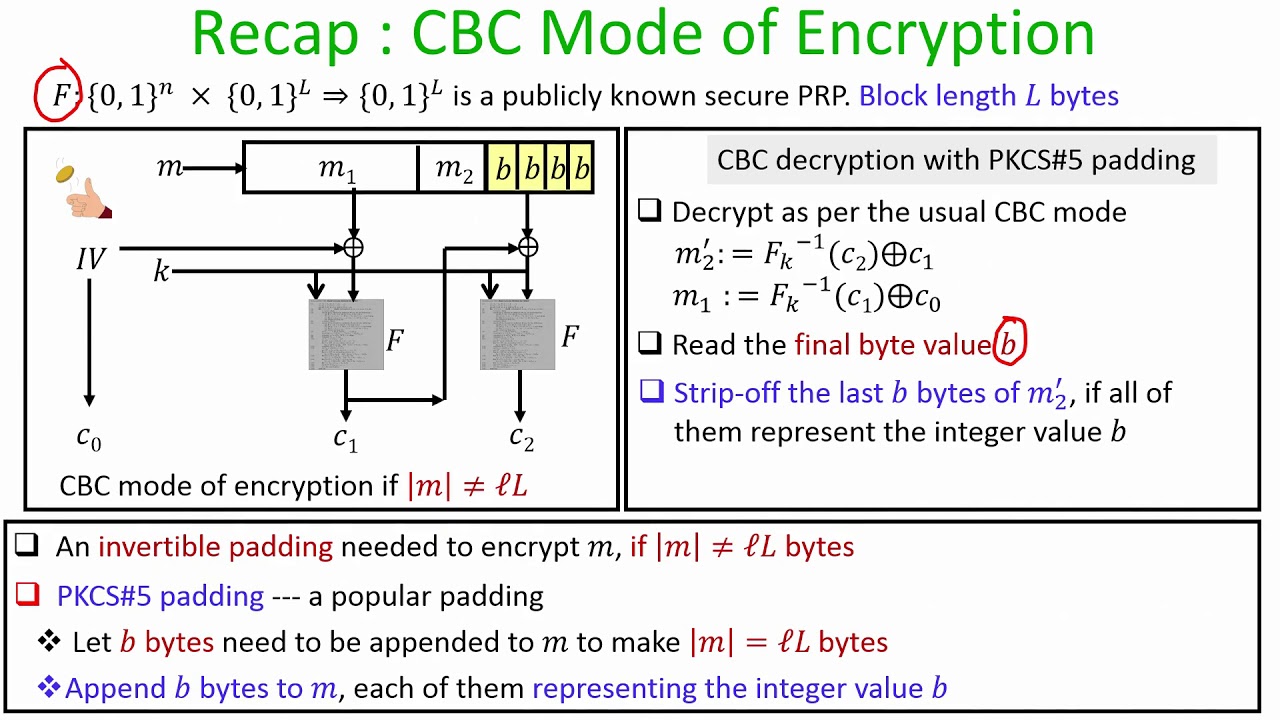 Composing CPA secure Cipher with a Secure MAC Part II - YouTube