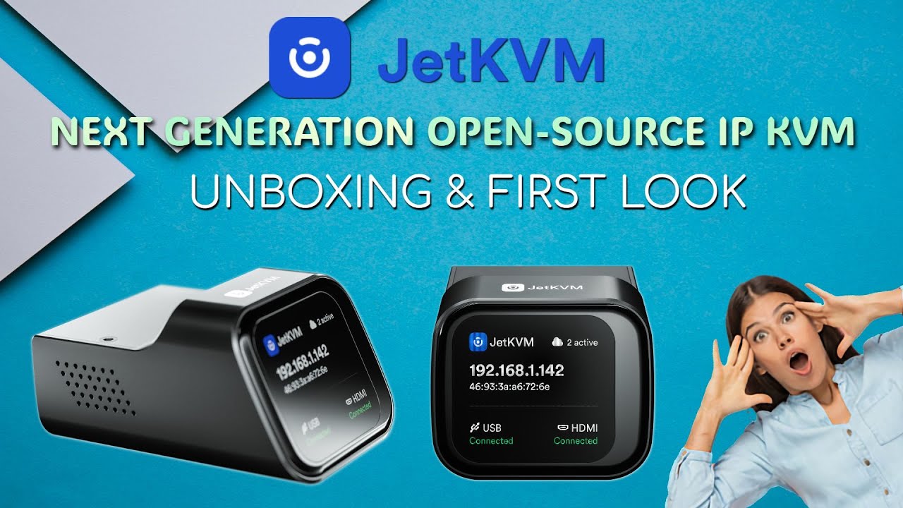 JetKVM IP KVM Unboxing & First Look #jetkvm #opensource #kvm - YouTube