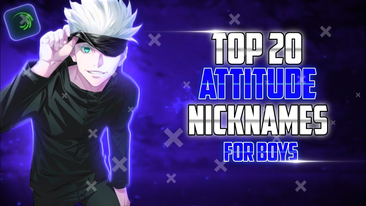 Top 20 Attitude Nicknames For Boys | L8ke Pro Player Names 🤩😗 - YouTube
