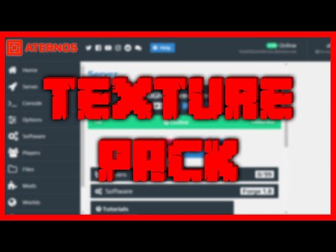 🟥 HOW to PUT a TEXTURE PACK in your SERVER - ATERNOS MINECRAFT 🟥 - YouTube