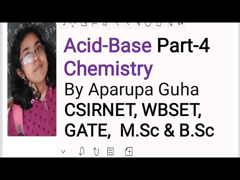 Acid-Base Chemistry Part-4Dissociation constants,Oxo-acids,Proton sponge,HSAB principle - YouTube
