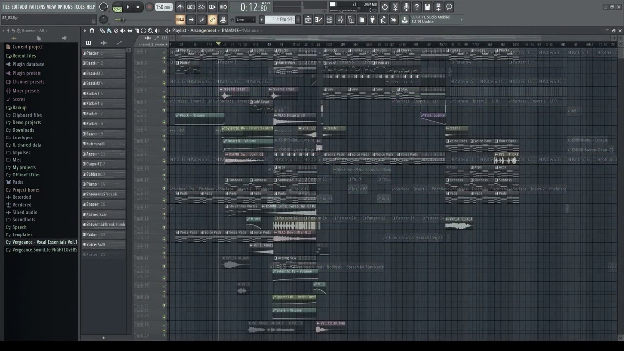 FL Studio 20 | Some of my random unfinished project files (Demo) - YouTube
