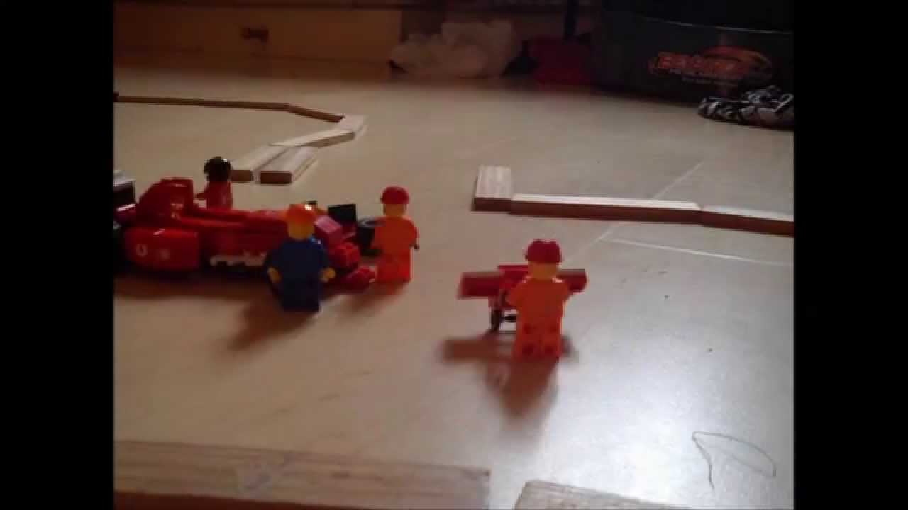 lego f1 -crashes - YouTube