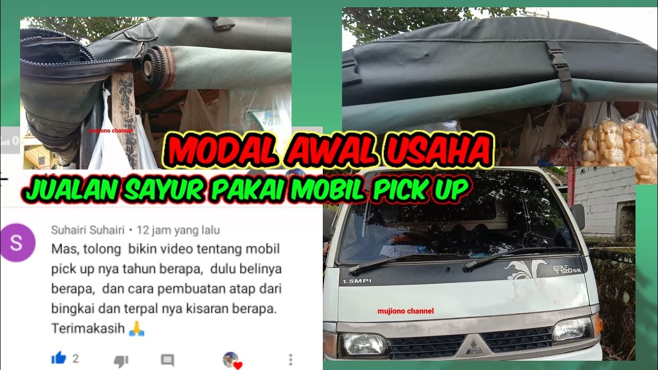 PASANG TERPAL PICK UP MOBIL SAYUR KELILING habis berapa ? # ...