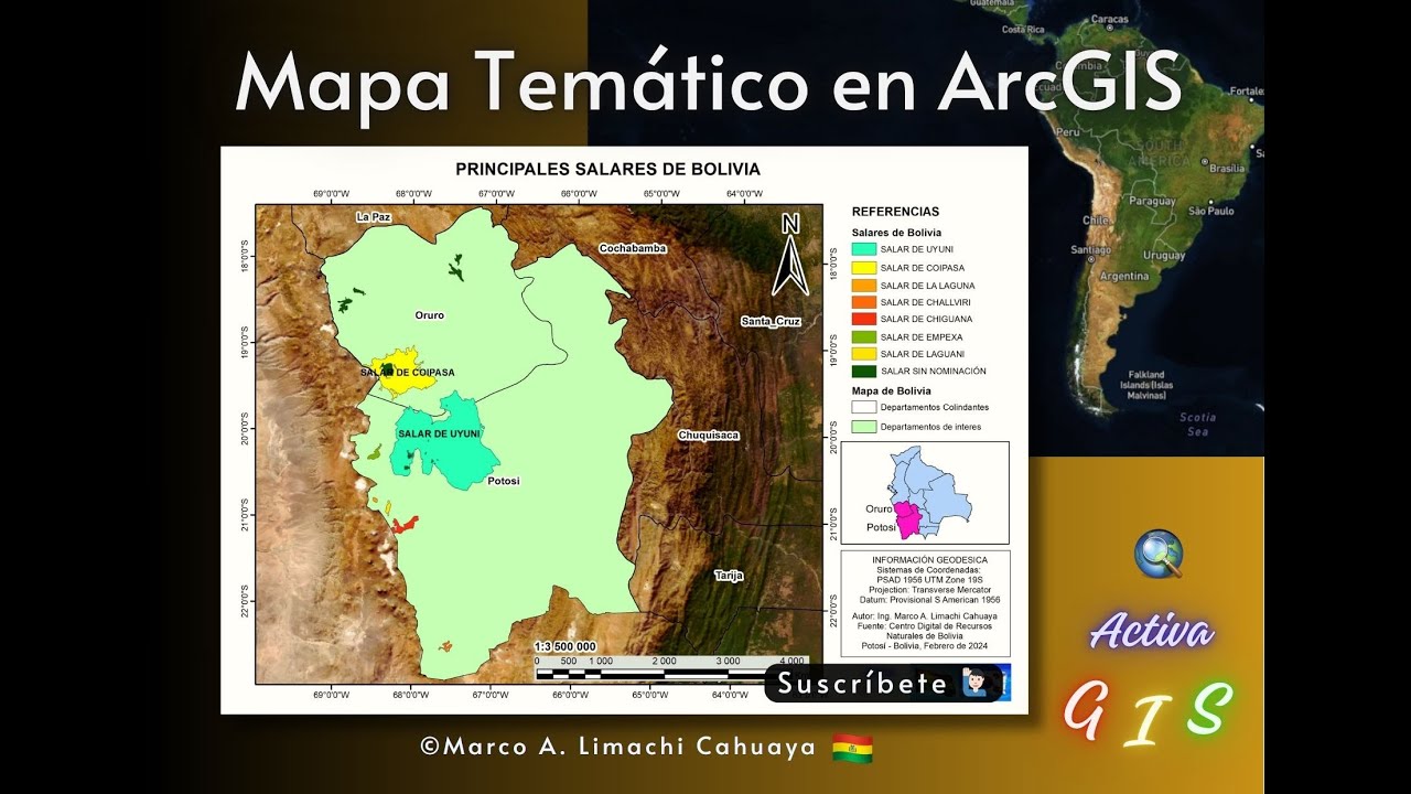 Clase 04: Crear un MAPA TEMÁTICO con todos sus elementos, LAYOUT FINAL ...