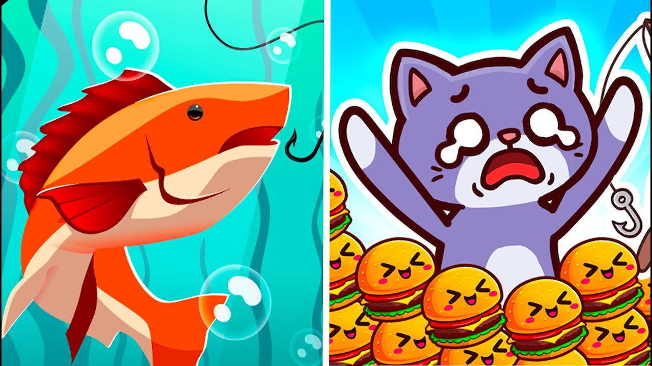 Go Fish! Vs fishing food |🐟🎣🦈| Walkthrough All New Max Update Mobile ...