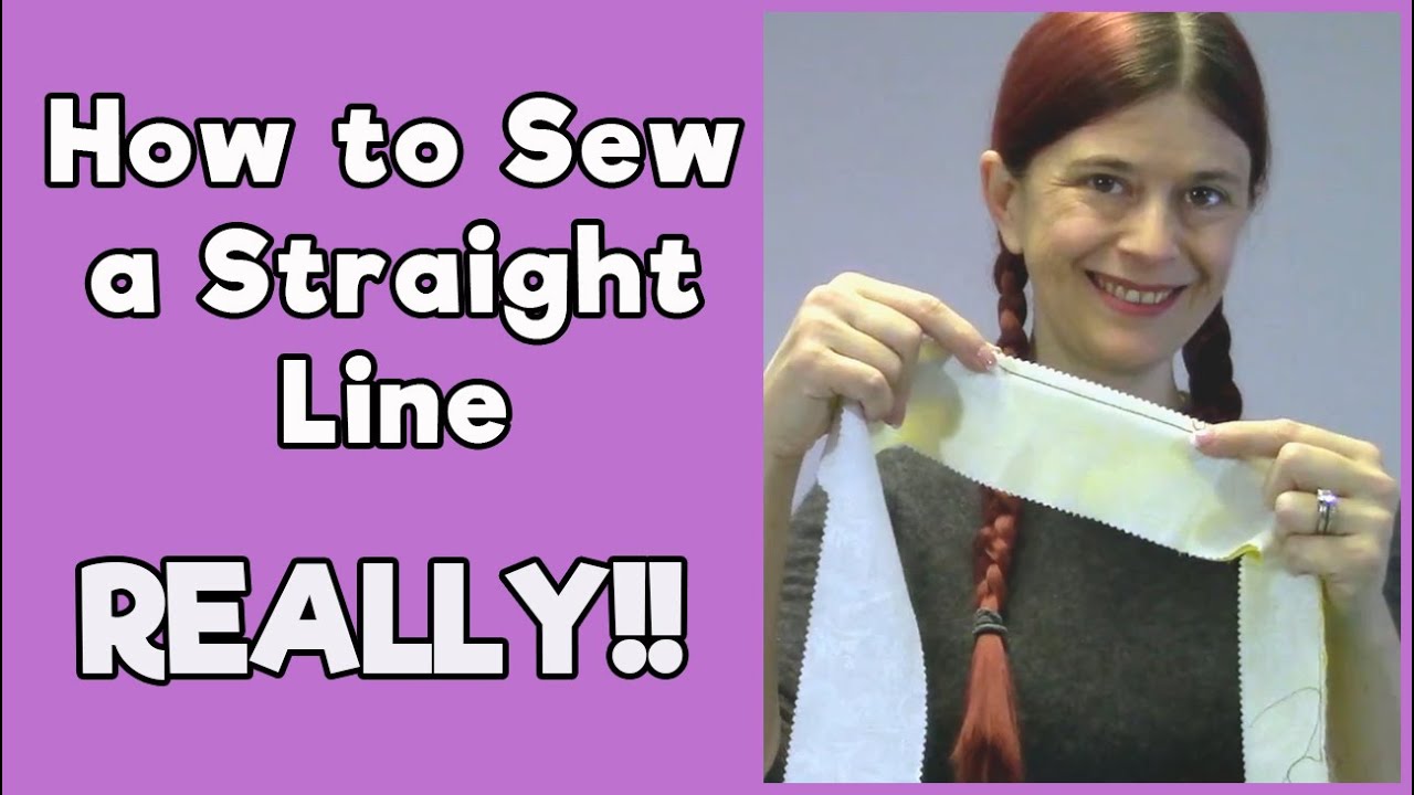 How to Sew a Straight Line - YouTube