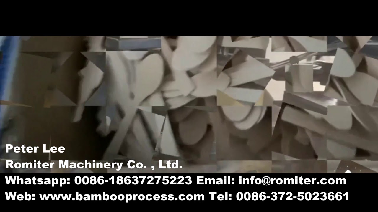 Automatic Disposable Bamboo Spoon Shape Copying Machine - YouTube