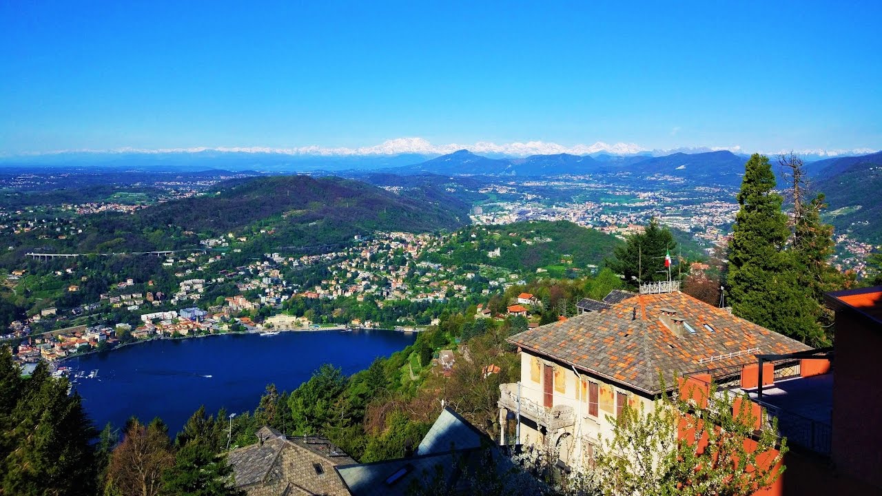 360 VR Tour | Como | Brunate | Comune di Brunate | Air panoramic view ...
