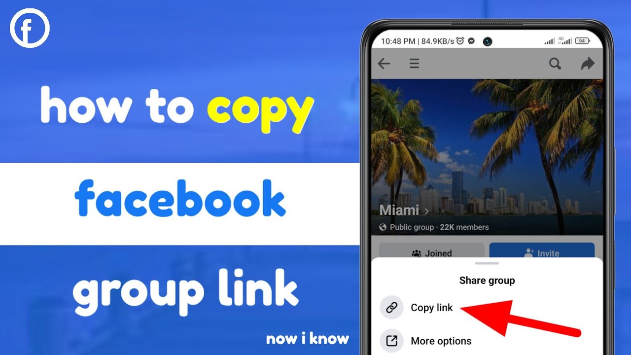 Facebook Group | How to Copy Facebook Group Link 2023 - YouTube