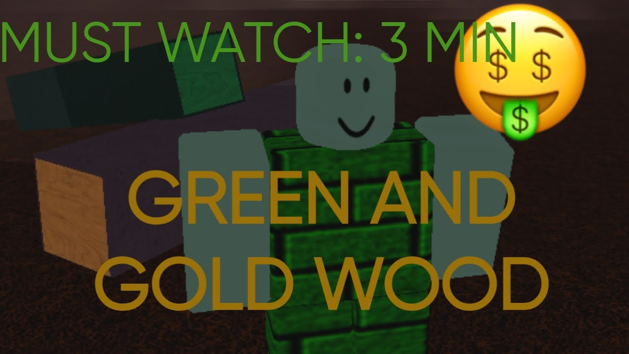 SHORT 3 MIN GOLD and GREEN WOOD Tutorial In LT2 | BrickyBeast - YouTube