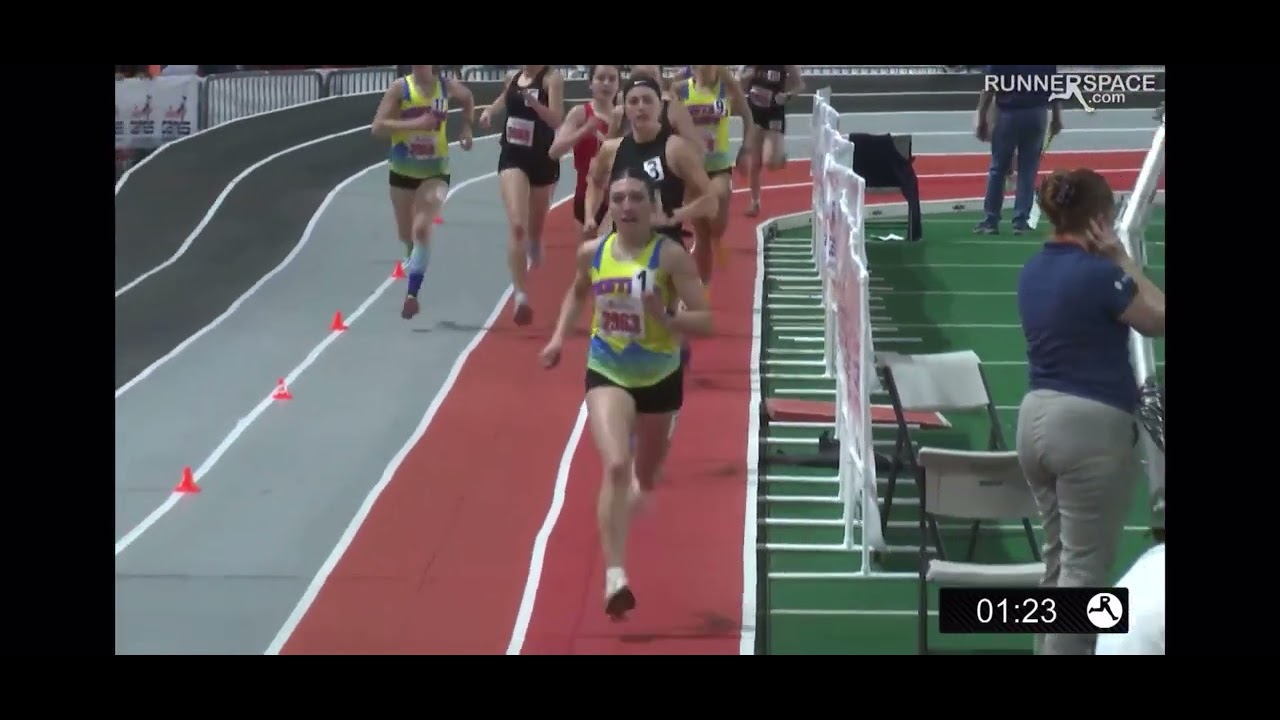 Sage Siegrist 800m at Simplot Games Indoor Track Meet Pocatello Idaho ...