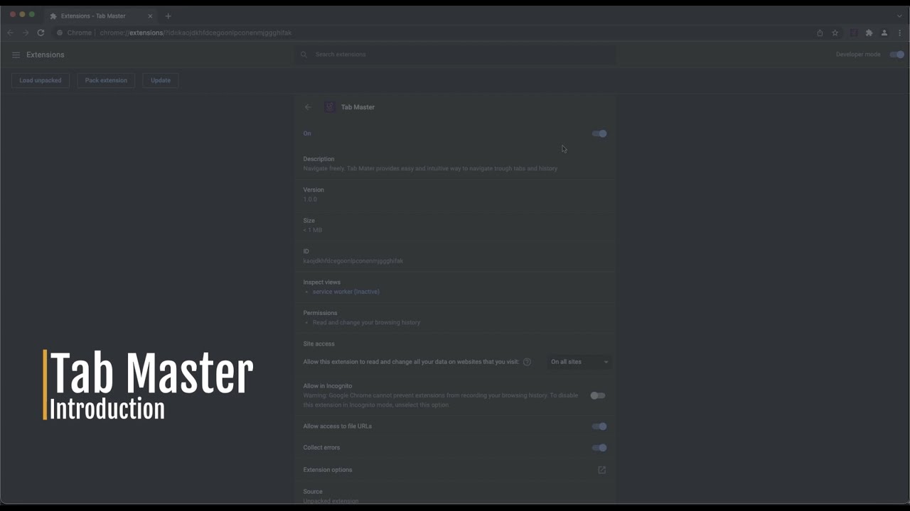Tab master - YouTube