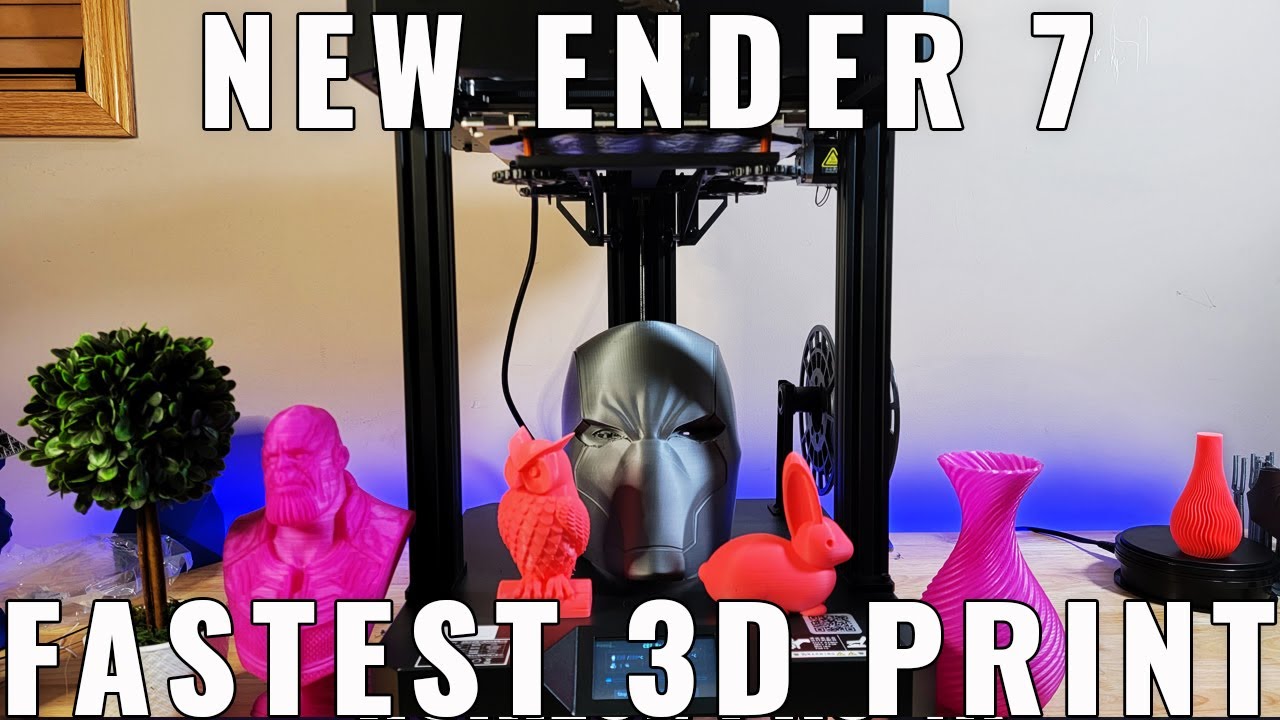 250 mm/s Ender 7 The Fastest 3d Printer on the Market? Check out our ...