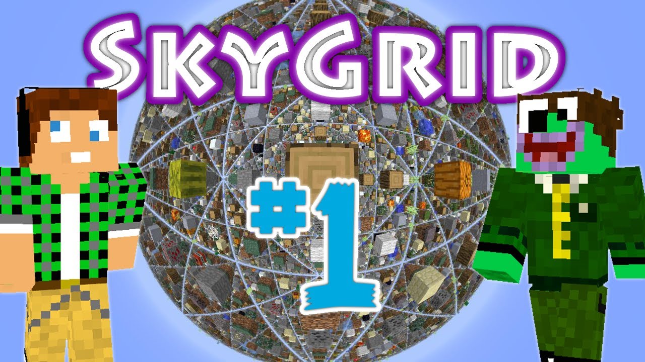 Minecraft SkyGrid Survival Map #1 (z K@milosem) - YouTube