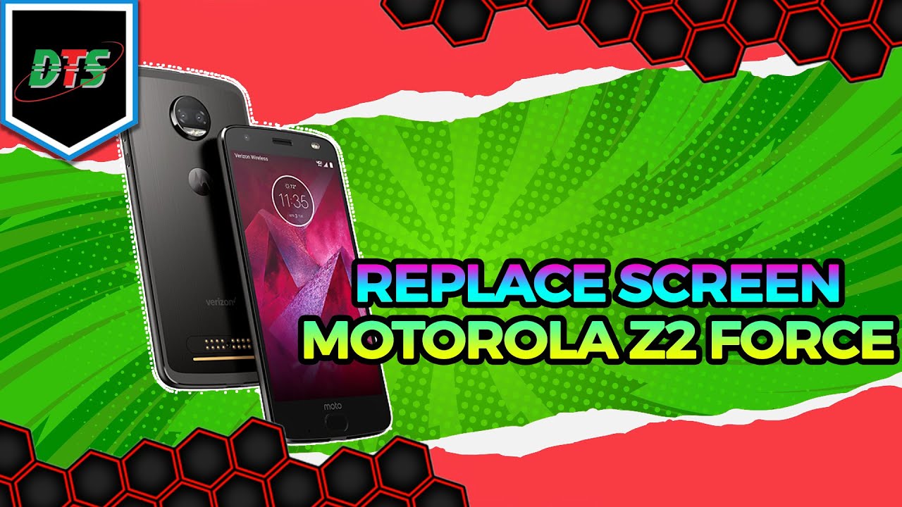 Replace Screen Phone Motorola Z2 Force - YouTube