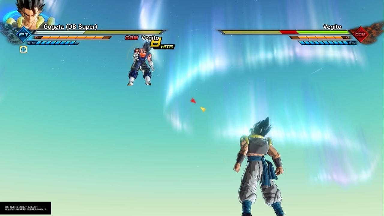 Base Gogeta jump attack tech cmb - YouTube
