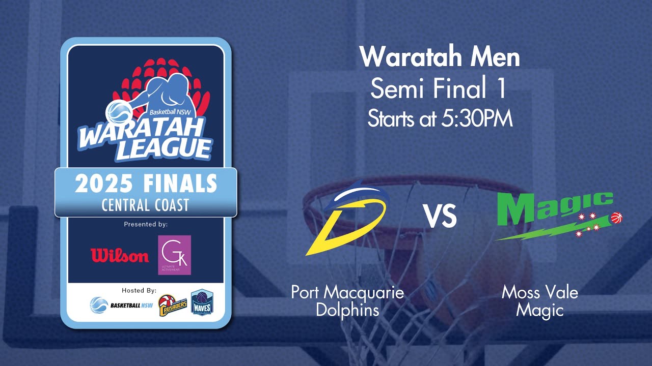 LIVE 🔴 - Port Macquarie Dolphins v Moss Vale Magic - WM SF - 2025 - YouTube