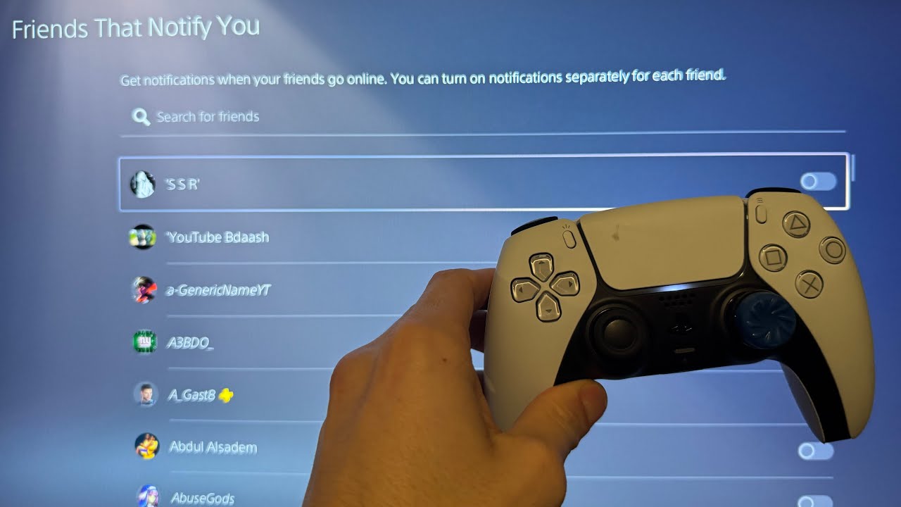 PS5: How to Turn on Friend Online Notifications Tutorial! (Friends That ...