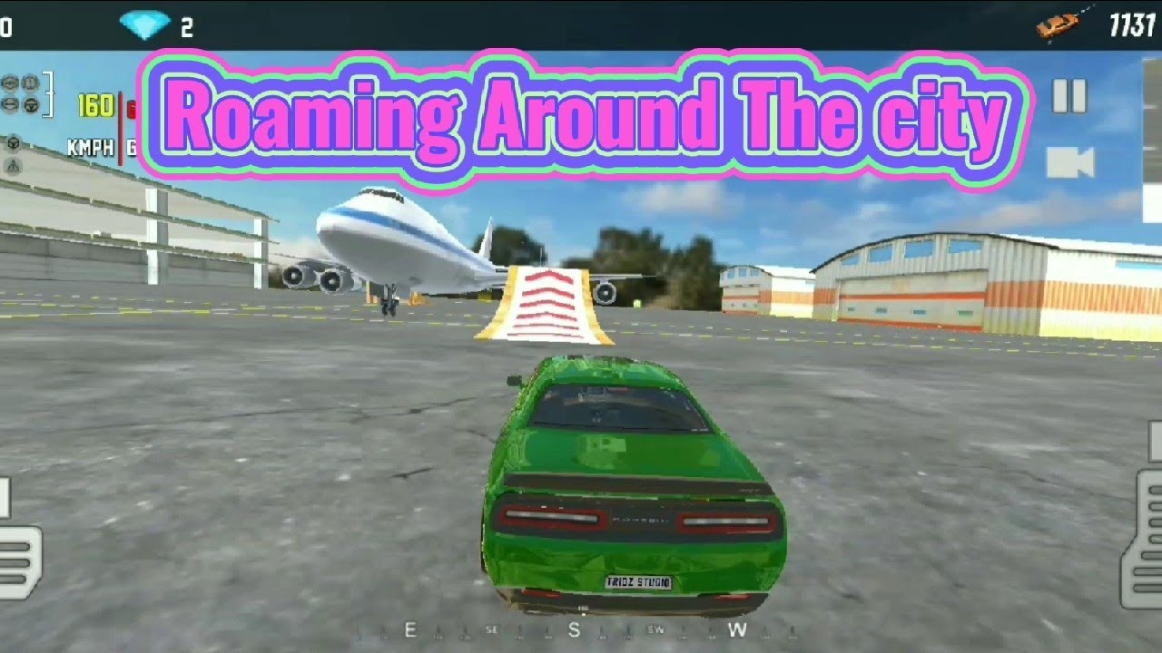 CITY CAR DRIVING | ROAMING AROUND THE CITY | FREE STUNTS AT THE AIRPORT ...