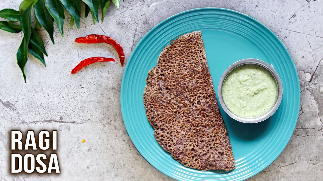 Ragi Dosa Recipe | How To Make Ragi Uttapam | Easy Millet Dosa and ...