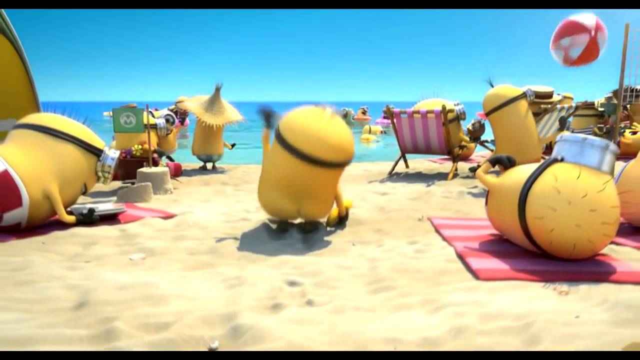 Despicable Me - Stuart takes a dip - YouTube