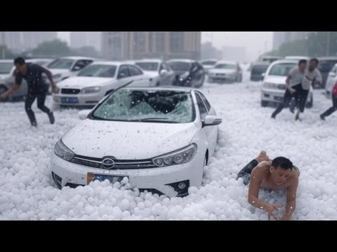 China now! Mega hail causes mass destruction in Fujian and Guangdong ...