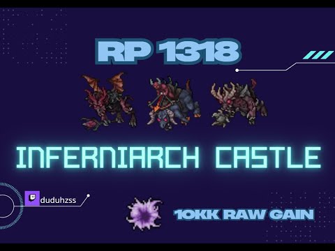 RP 1300 Hunt Solo Inferniarch Castle 10kk/h Raw + 1,5kk Profit - Tibia ...