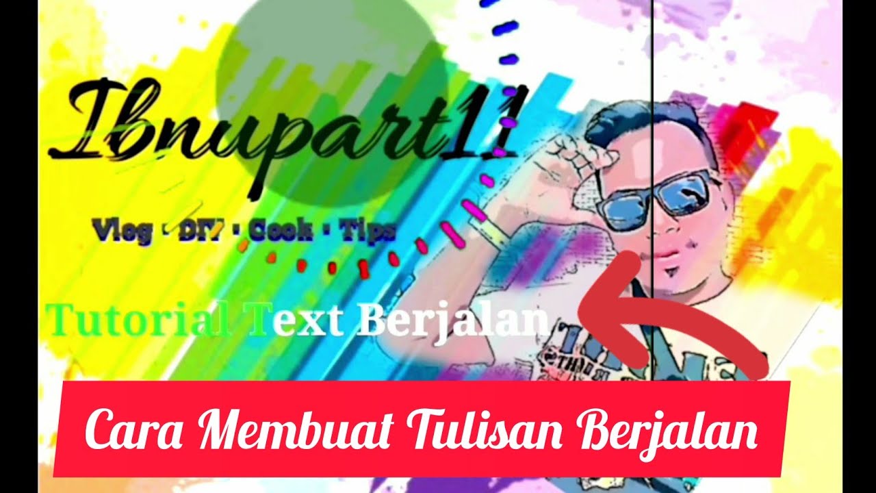 Cara Membuat Tulisan Berjalan//Tutorial Tulisan Berjalan Di Android pakai Kinemaster - YouTube