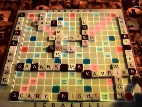 13 Spooky Nights of Halloween Crafts! Spooky Scrabble Game Board! - YouTube