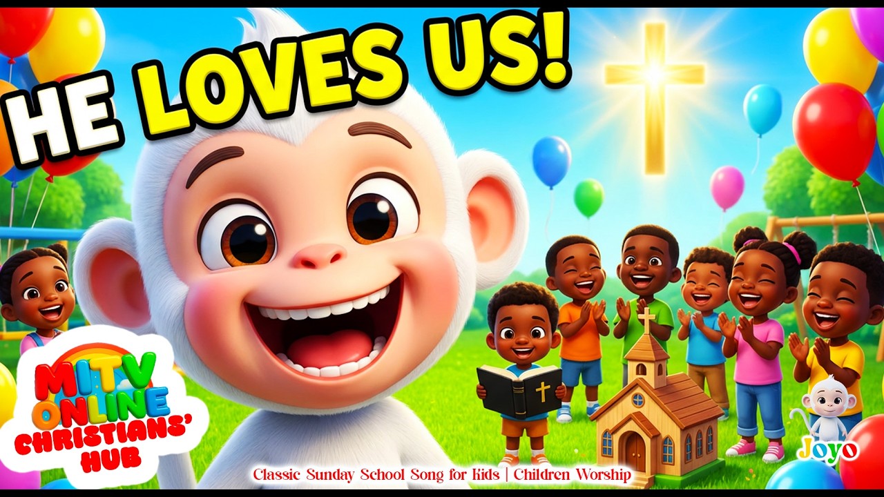 Jesus Loves the Little Children (Sing Along) | Kids Worship Song | MITV ...