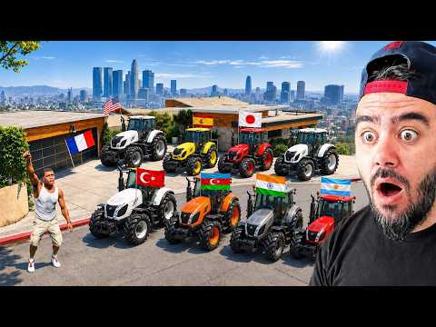 FRANKLIN ÜLKELERIN SPOR TRAKTÖRLERINI TOPLADI - GTA 5 MODS