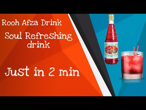 Ramdhan special Drink | How to make Rooh Afza| Refreshing drink| health ...