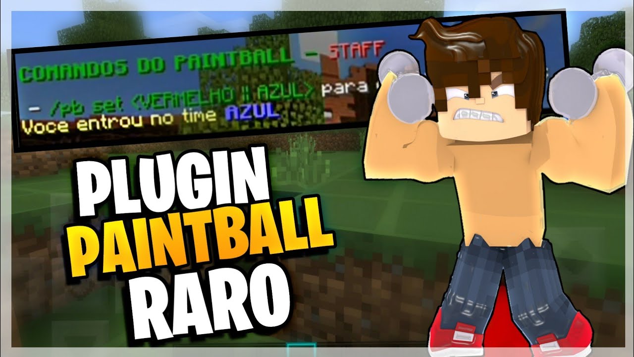 PLUGIN DE PAINTBALL MINEGAME RARO - MCPE 0.15.10 | POCKETMINE, GENISYS, MC-NODE e HOST - YouTube