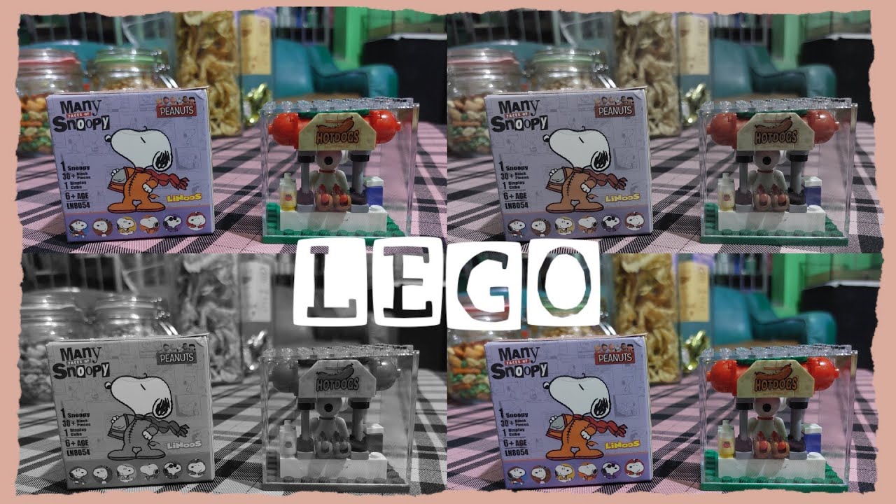 LEGO SNOOPY DOG (kecil imut) - YouTube