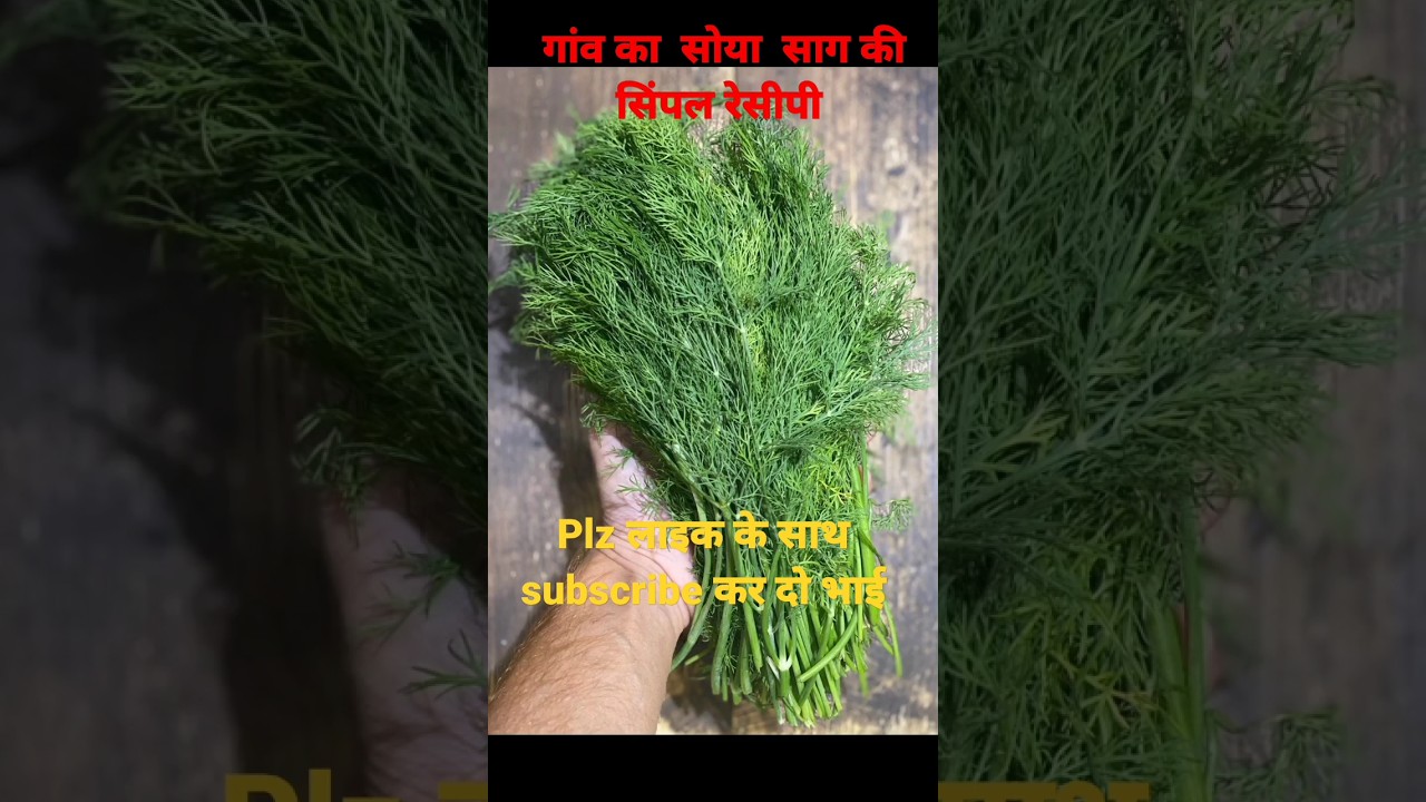 gaon soya saag ka simple recipe| soya saag aalu recipe| soya saag ...